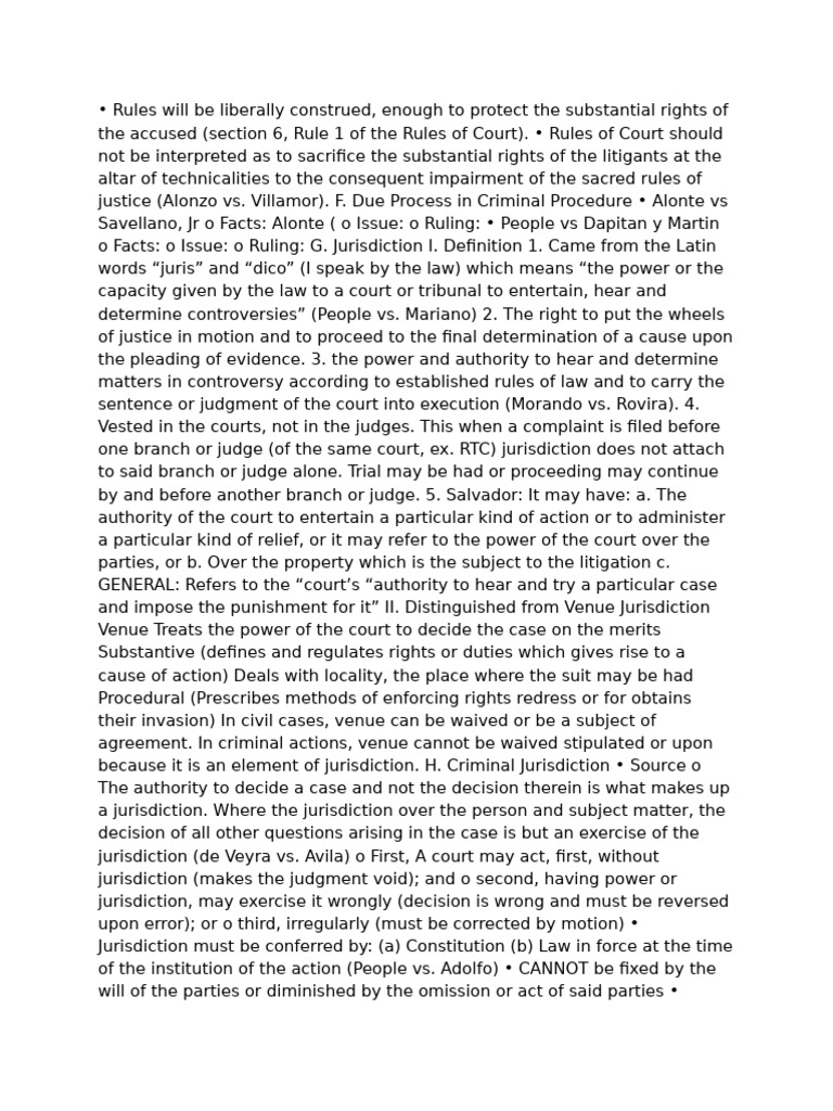 Rules Will Be Liberally Construed | PDF