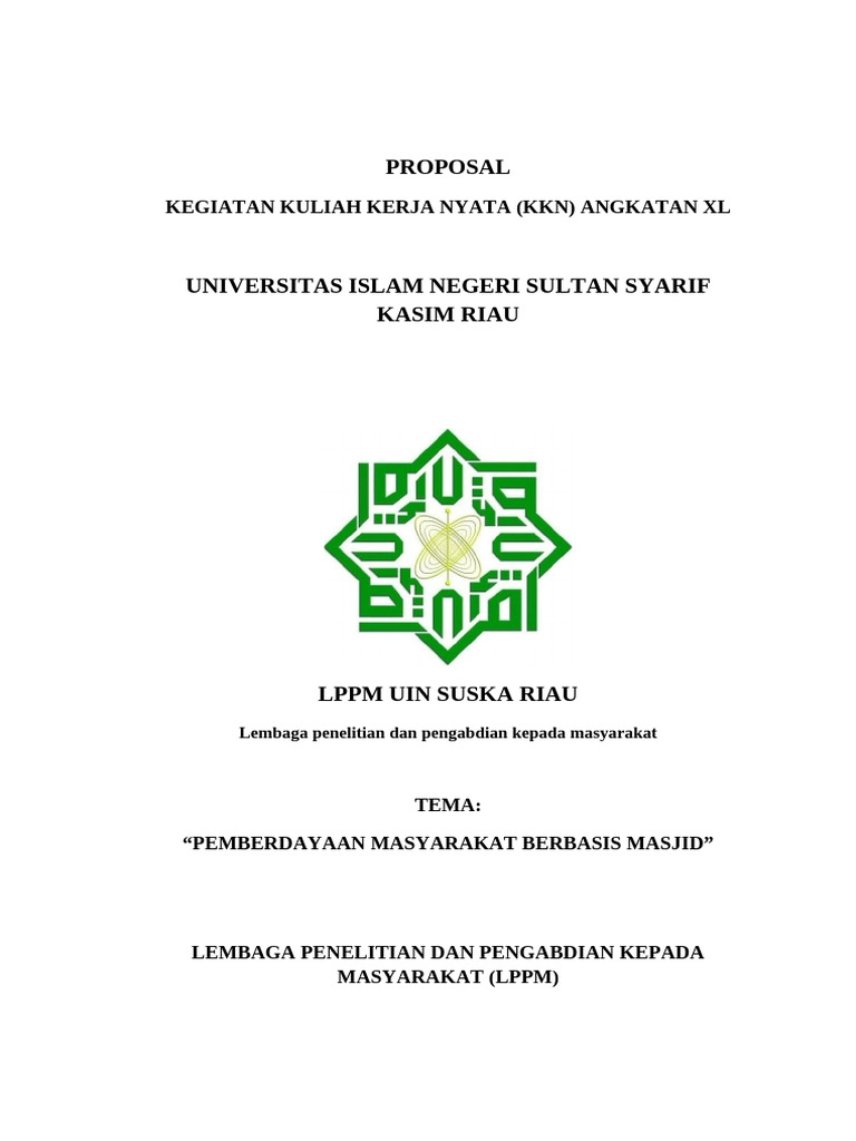 Proposal KKN | PDF