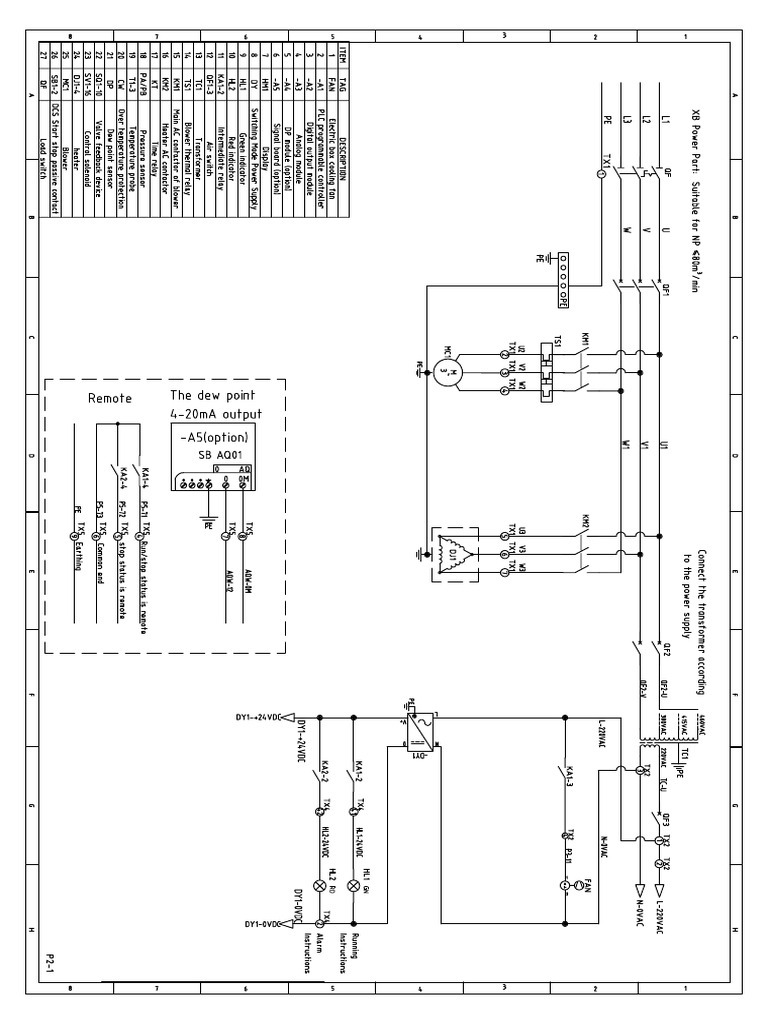 Ca1100b Electrical Diagram | PDF