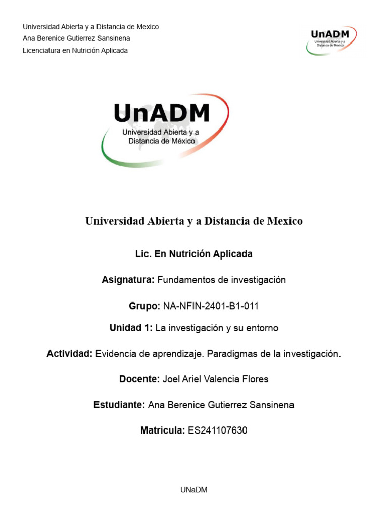 Fin U1 Ea Angs | PDF