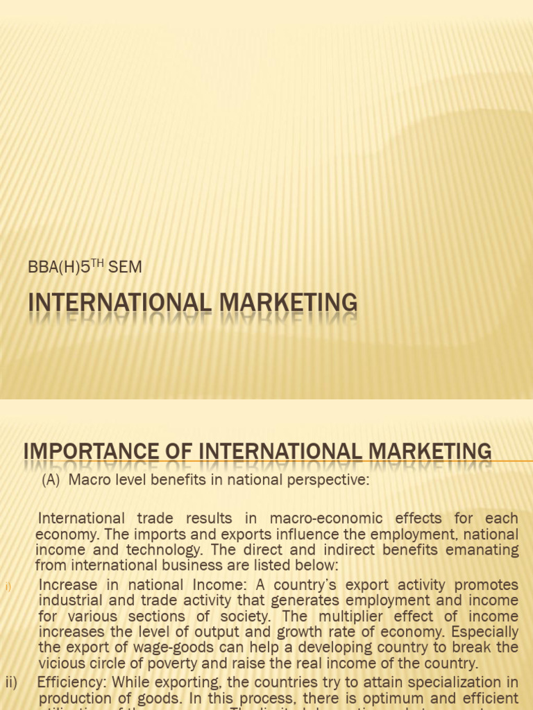 International-Marketing-importance[1486] | PDF
