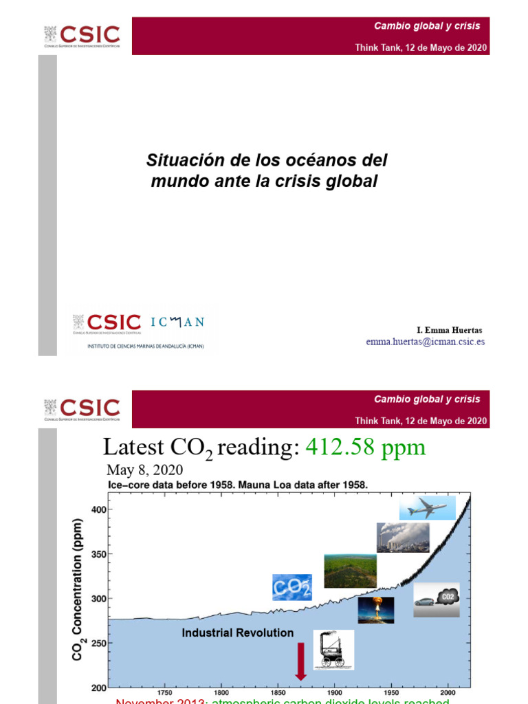 Emma - Huertas - 120520oceanos y Crisisglobal | PDF