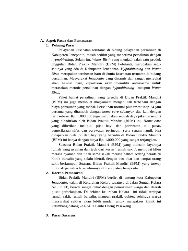 Konsep Merintis usaha PMB | PDF