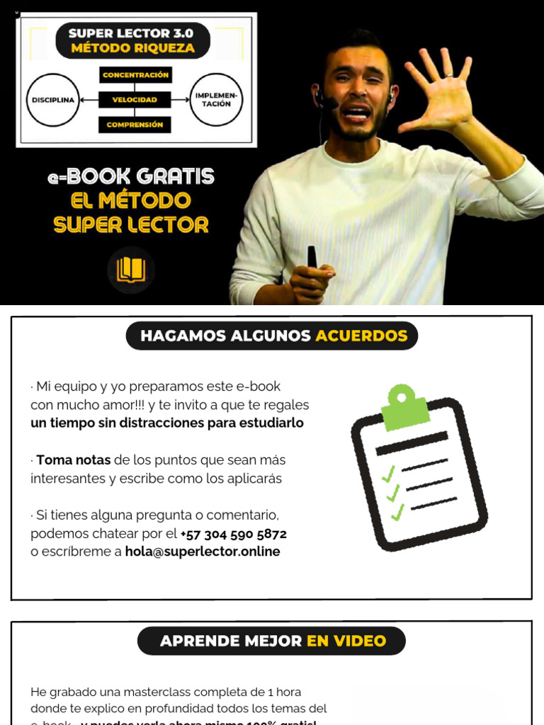 E BOOK El Metodo SUPER LECTOR Guia de Lectura Rapida y Comprensiva | PDF | Aprendizaje ...