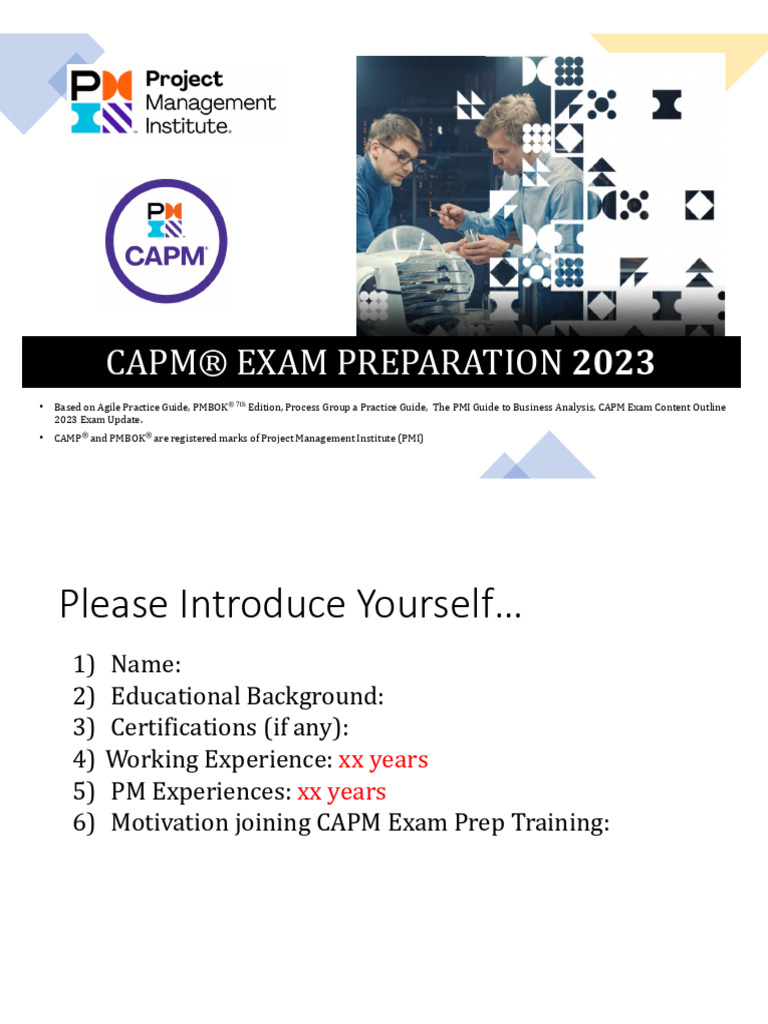 CAPM Exam Prep | PDF