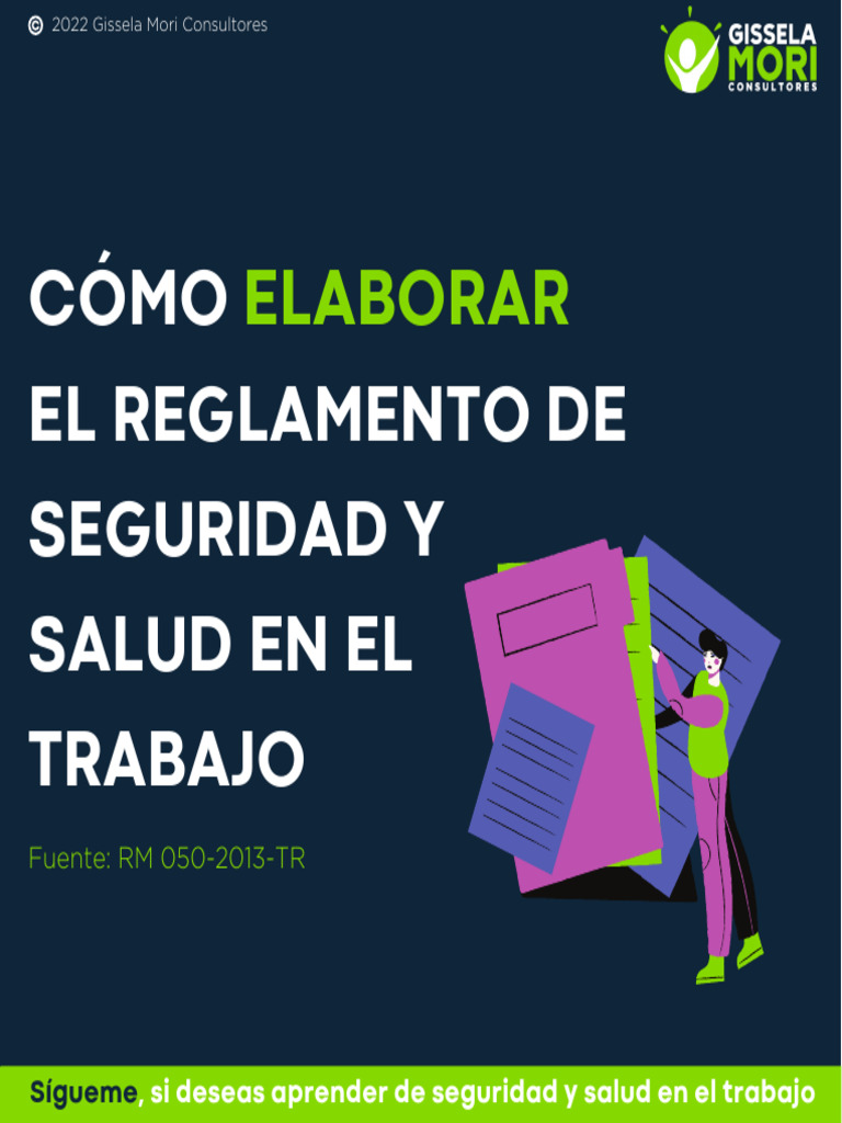 Reglamento Interno de Seguridad y Salud en El Trabajo | PDF