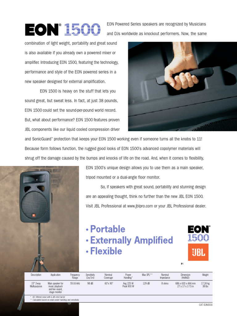 Eon-1500 Manual | PDF