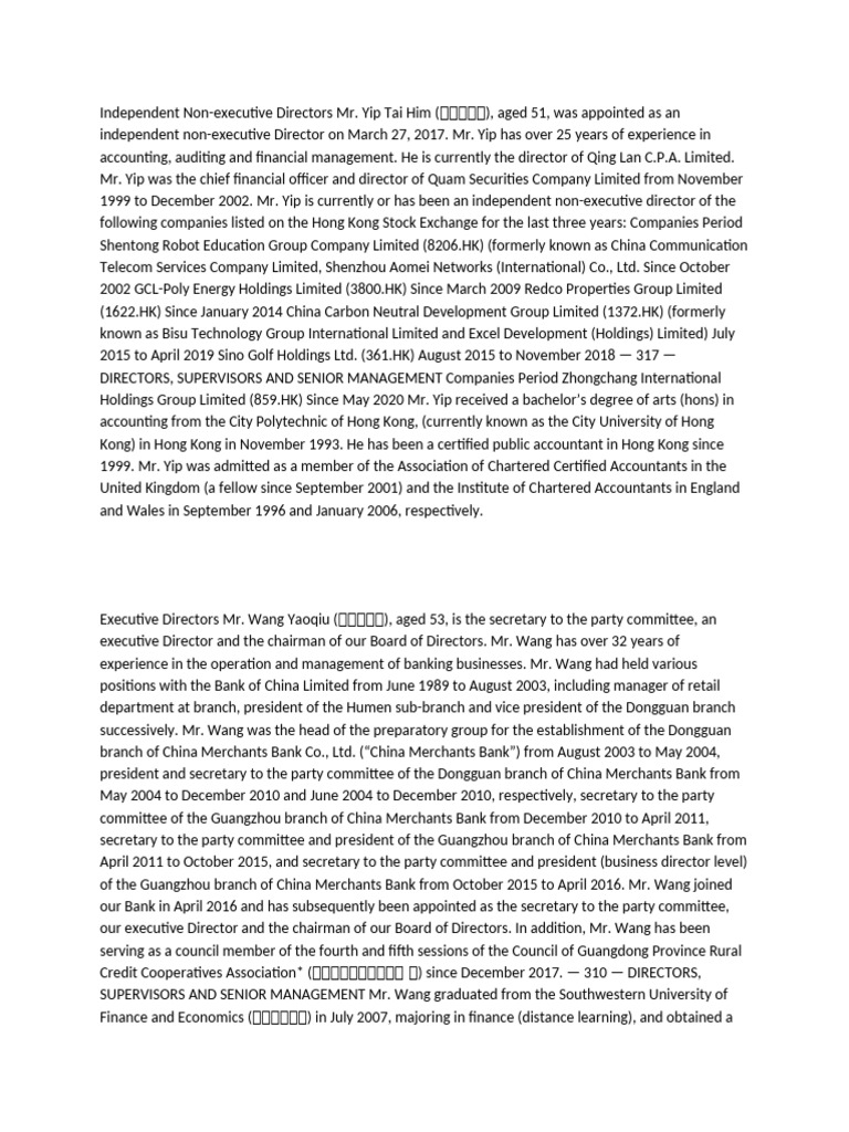 9889 Directors | PDF