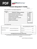 Cash Advance Liquidation Form | PDF