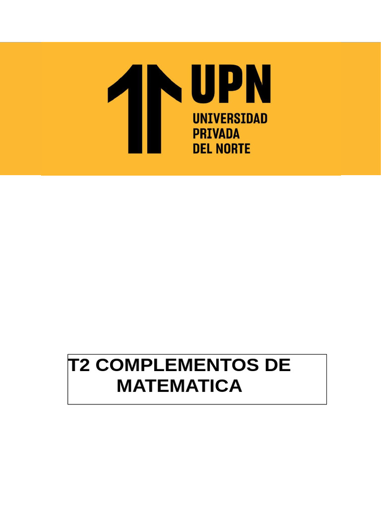 Ef - Complementos de Matematica | PDF