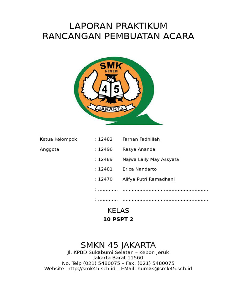 2223-2-Rancangan Acara Kelompok 7 Terbaru | PDF