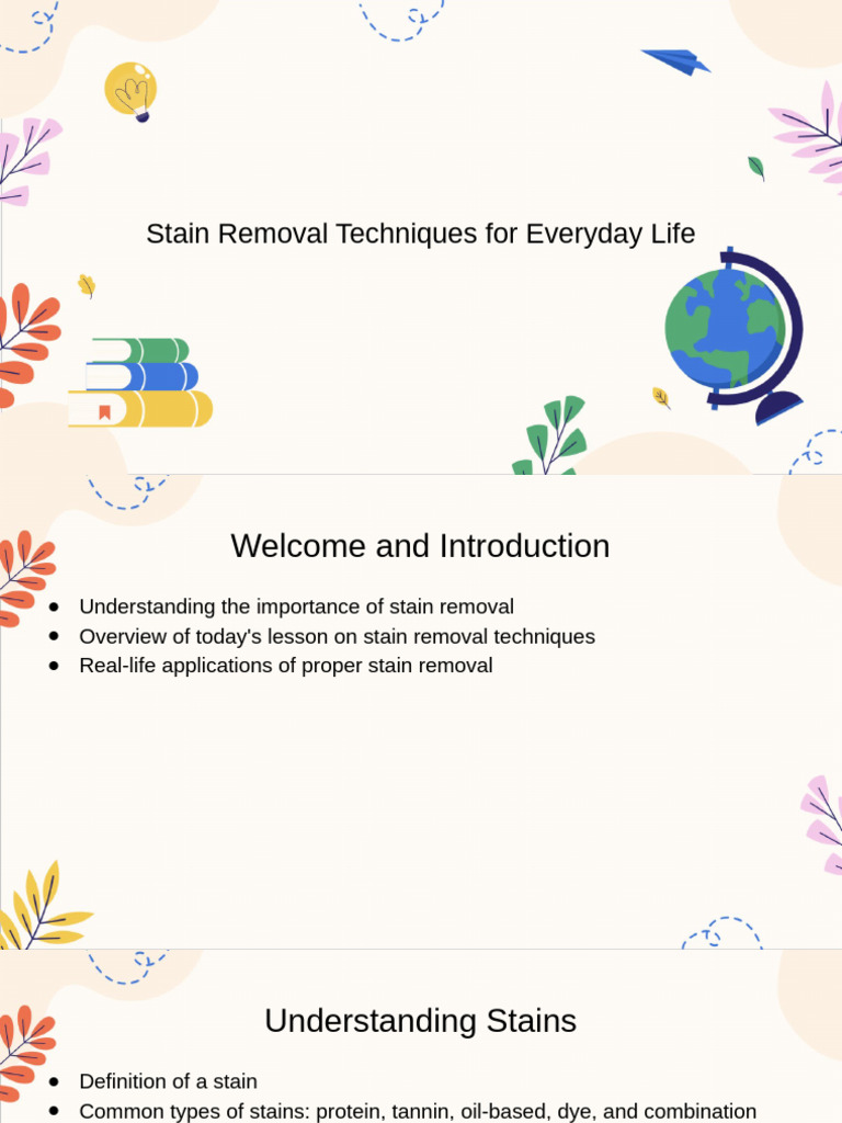 Stain Removal | PDF