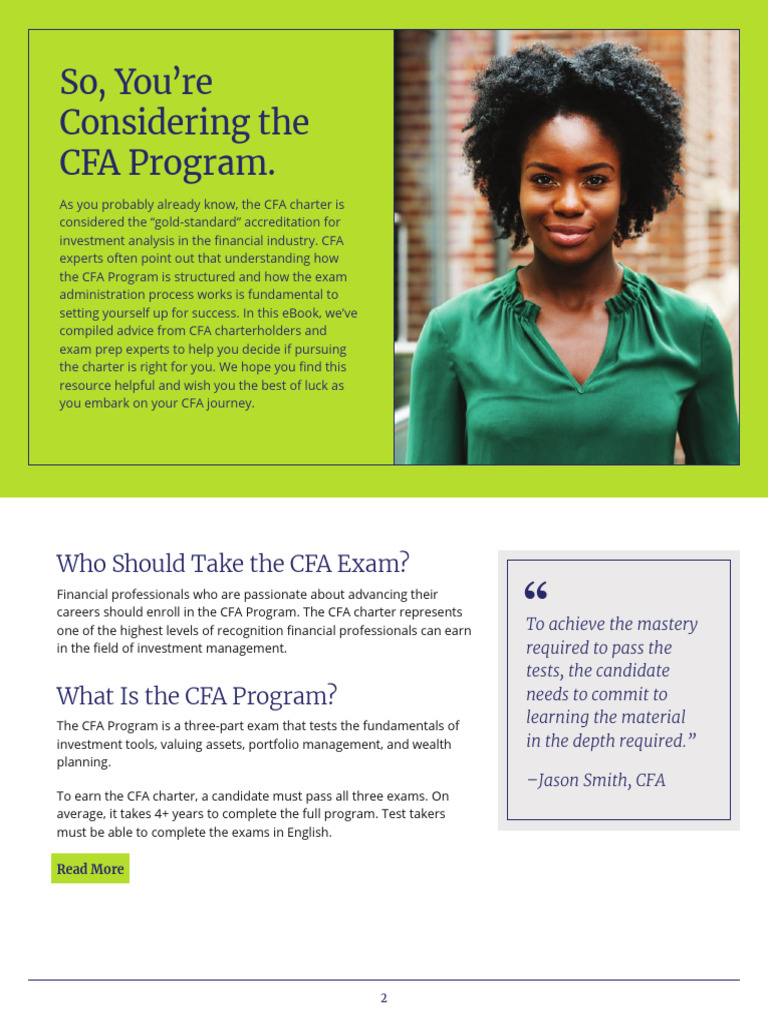 CFA - Before You Take The Exam - Removed | PDF