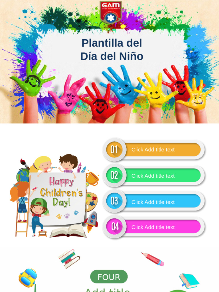 Día Del Niño Plantilla PowerPoint | PDF