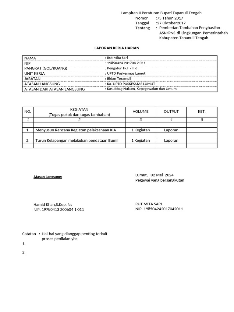 LKH Rutmita Sari Hutagaol MEI 2024 | PDF