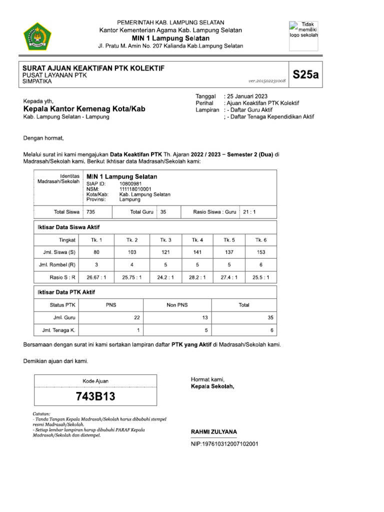 Pusat Layanan PTK Simpatika | PDF