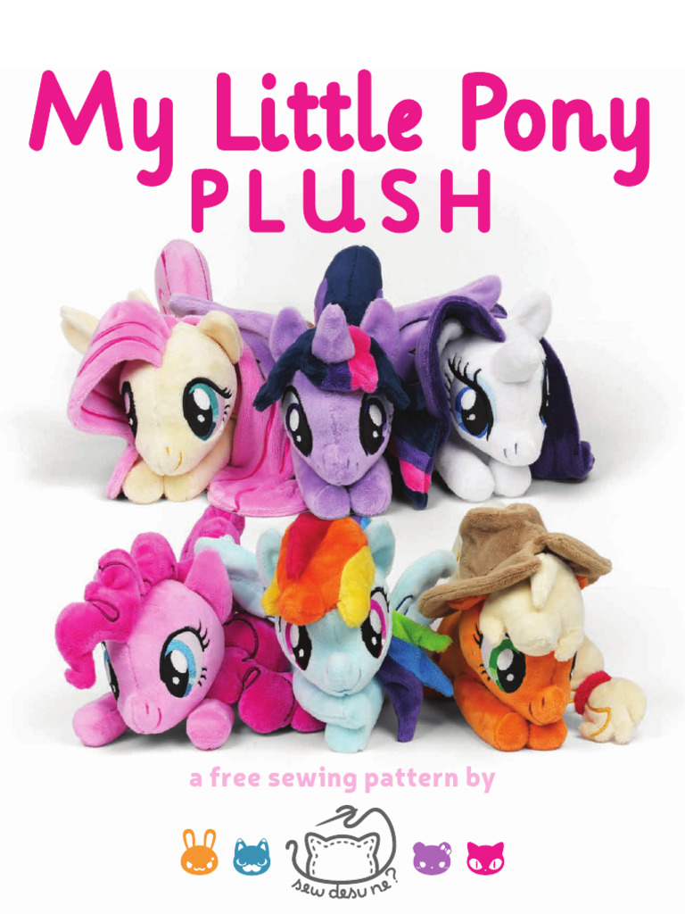 My Little Pony Plush Sewing Pattern | PDF