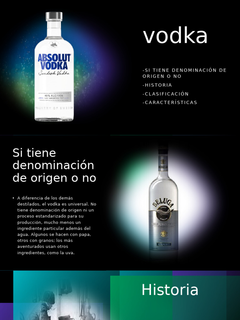 Historia y clasificación del vodka | PDF