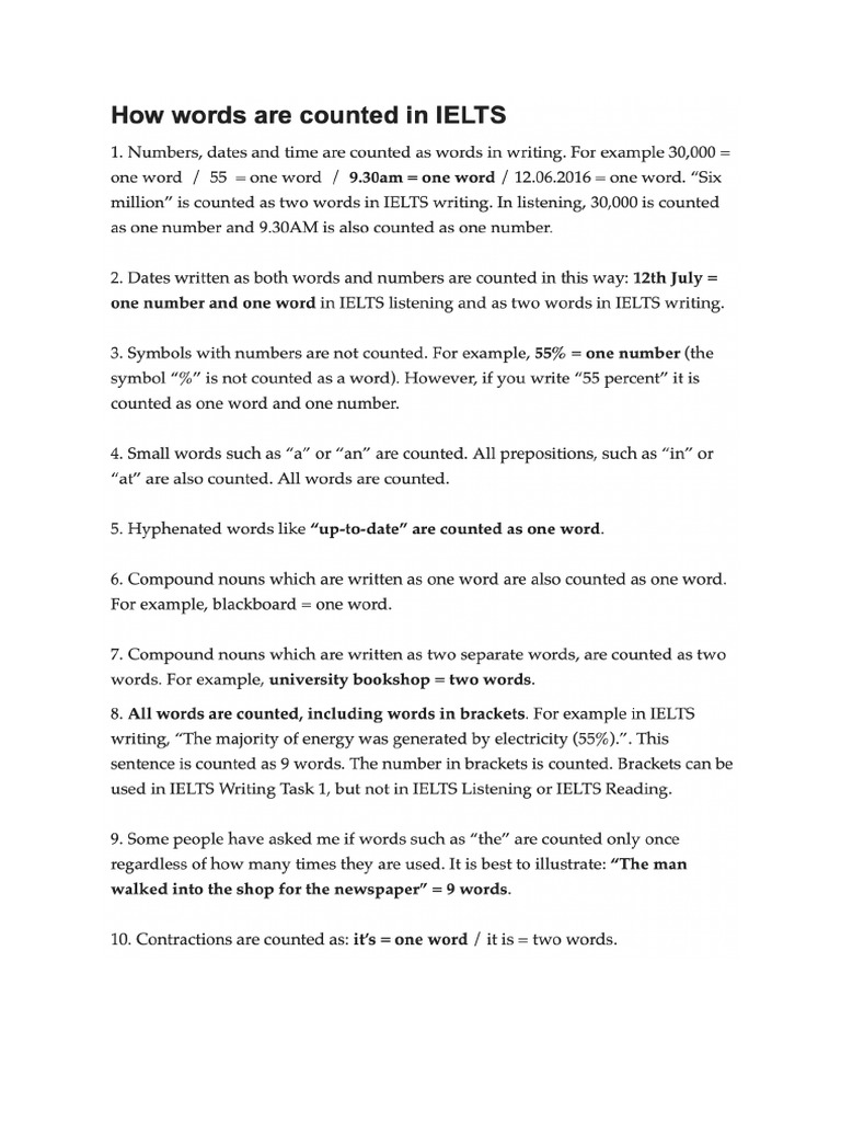 Word Count & Error Codes | PDF