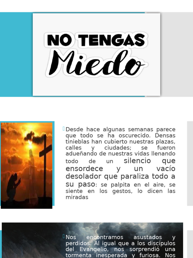 No Tengas Miedo | PDF