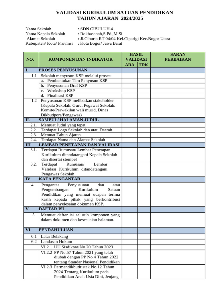 VALIDASI KSP - 110724 - Fix | PDF