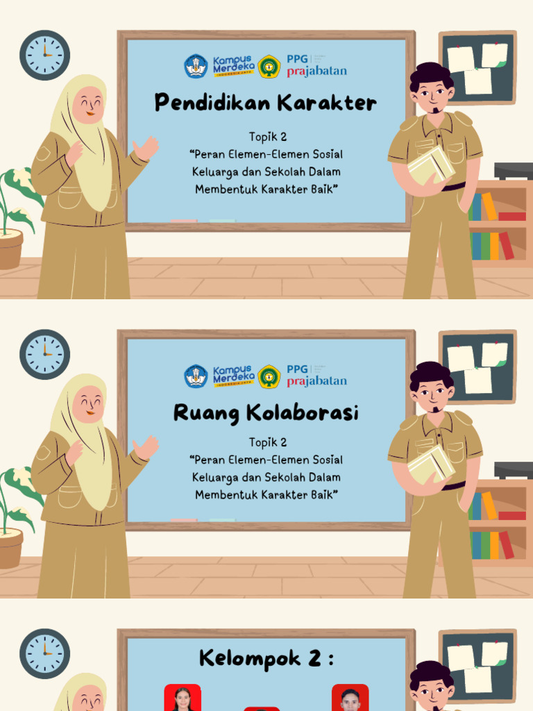 Ruang Kolaborasi T2. Pendidikan Karakter | PDF