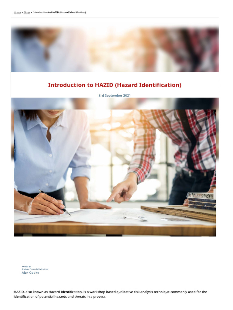 HAZID Study Reference | PDF