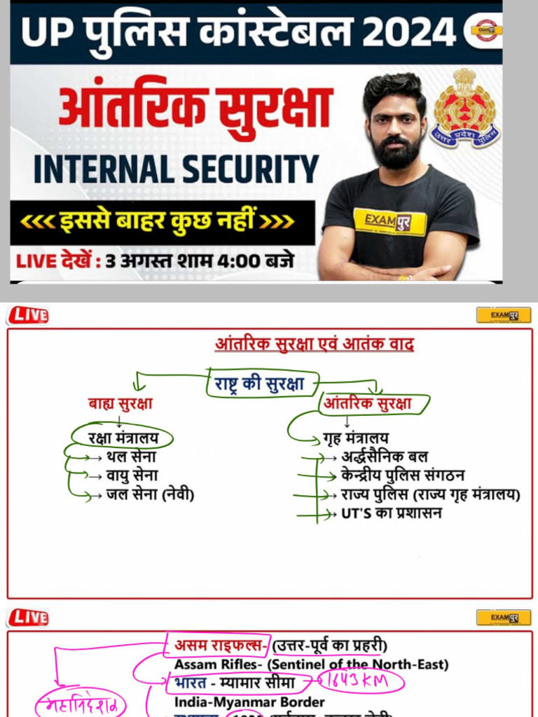 Internal Security Uppolice by Harendra Sir - Compressed | PDF