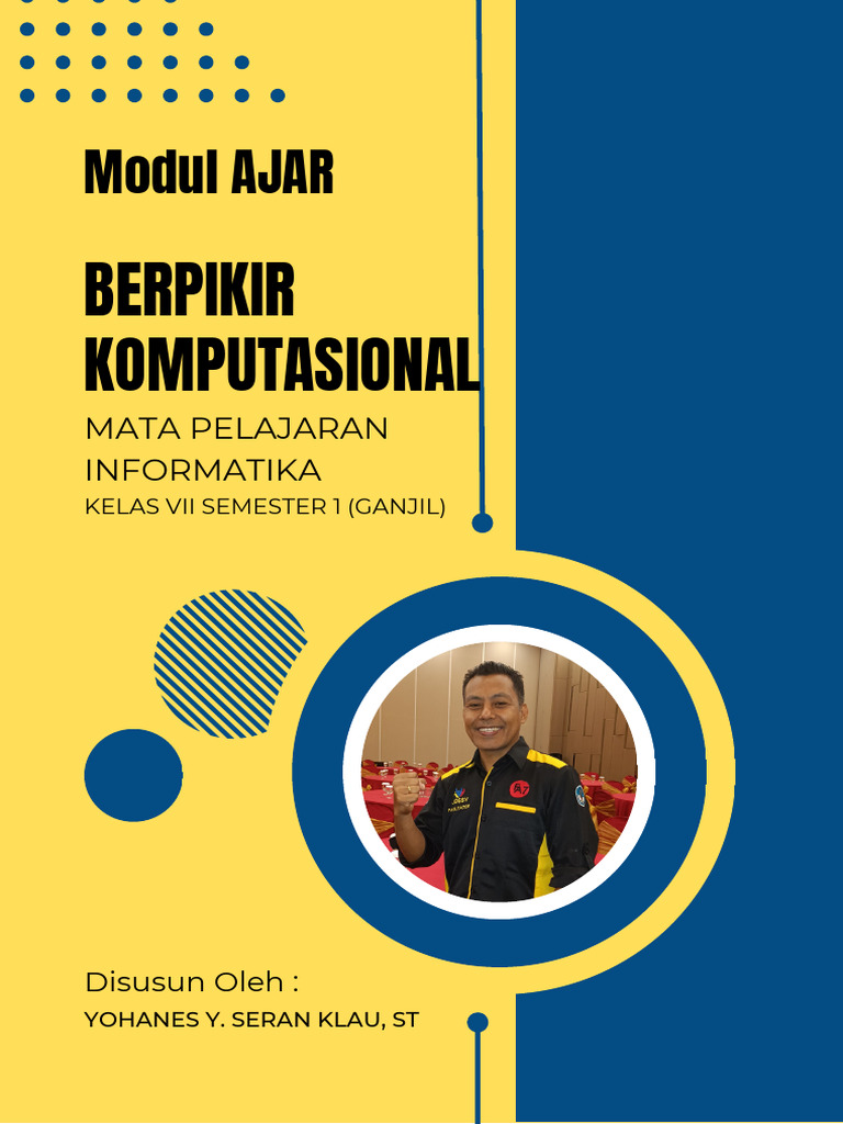 Modul Ajar Informatika - Topik Berpikir Komputasional - Fase D | PDF