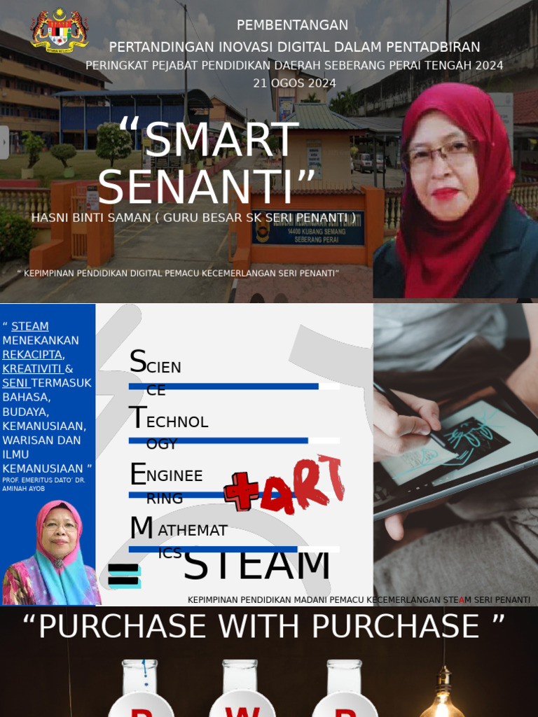 Slaid Pembentangan Inovasi Digital Dalam Pentadbiran | PDF