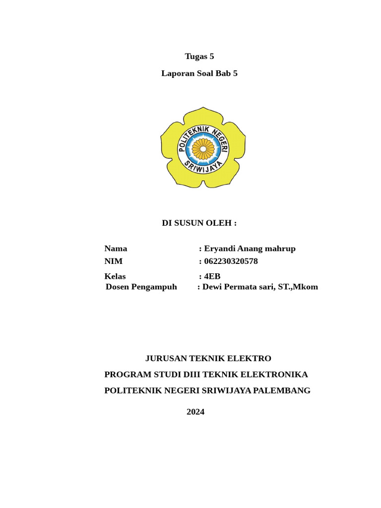 Tugas 5 Eryandi Anang Mahrup | PDF