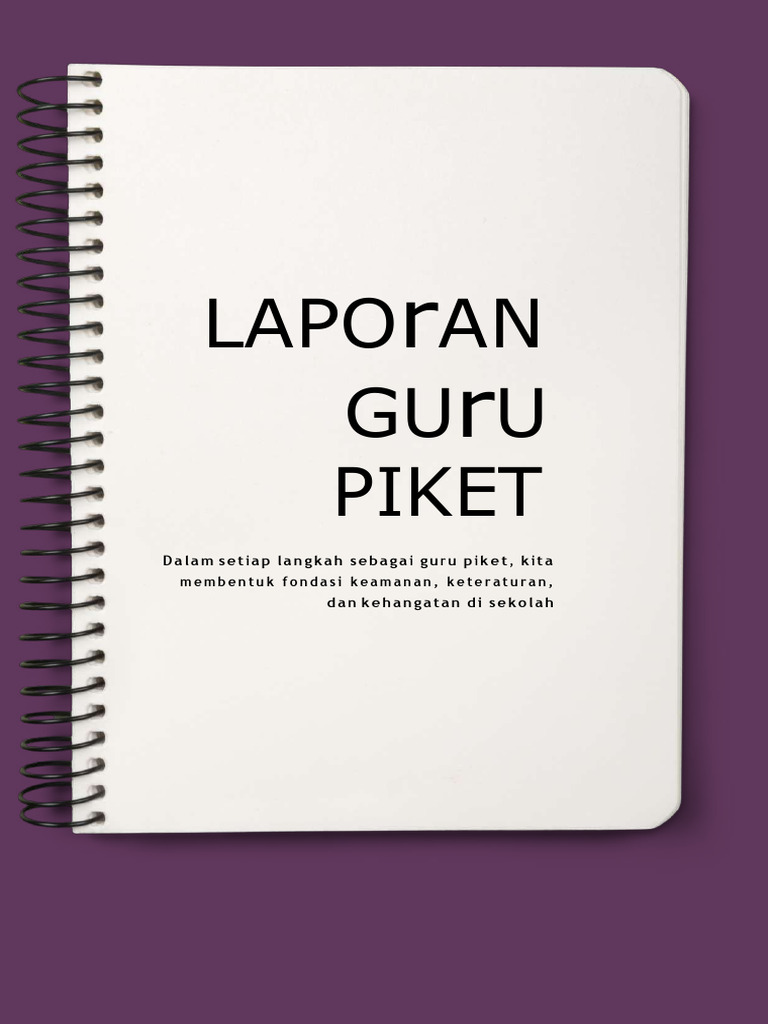 Laporan Piket Ikmal | PDF