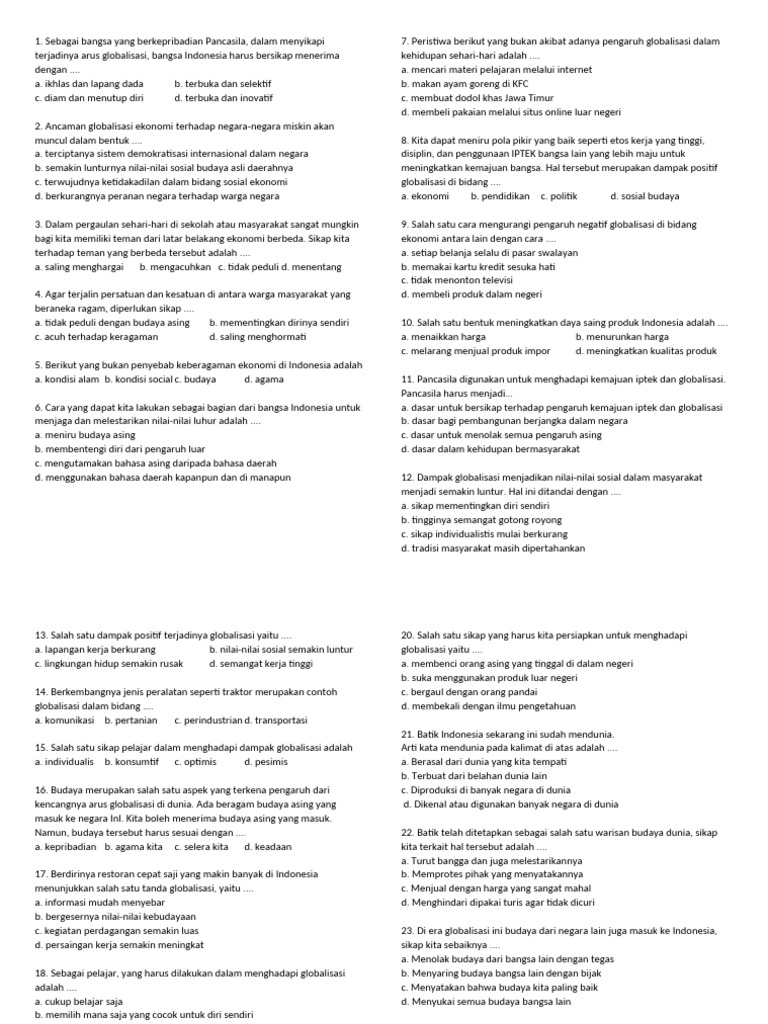 PPKN Tema 4 Kelas 6 | PDF