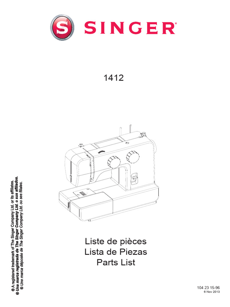 Singer 2277 Diagram | PDF