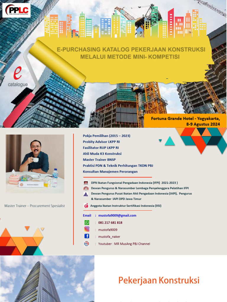 MATERI PAPARAN - Mini Kompetisi Katalog Konstruksi | PDF