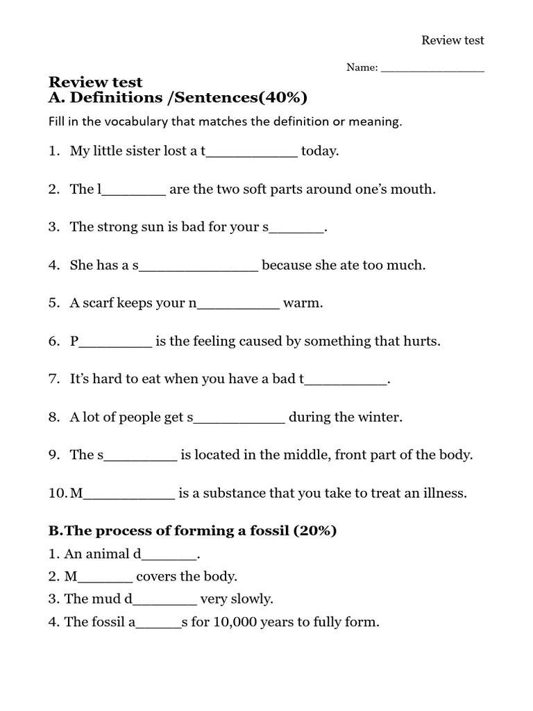 Vocab U1B Reading D3 GB | PDF