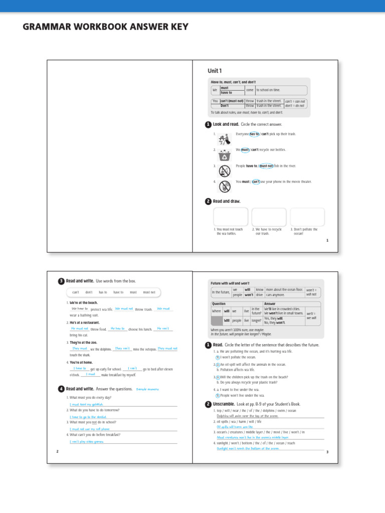 Eow2e GRWB Level 5 Answerkey | PDF