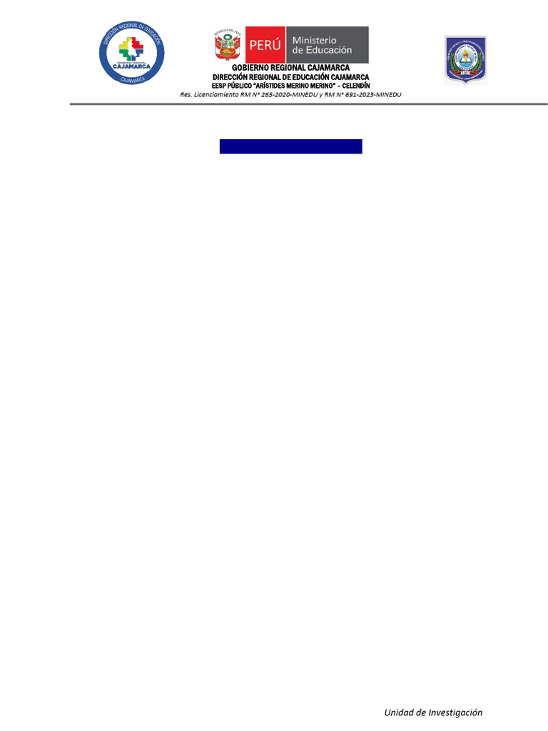 Estructura Proyecto - Descriptivo Simple | PDF