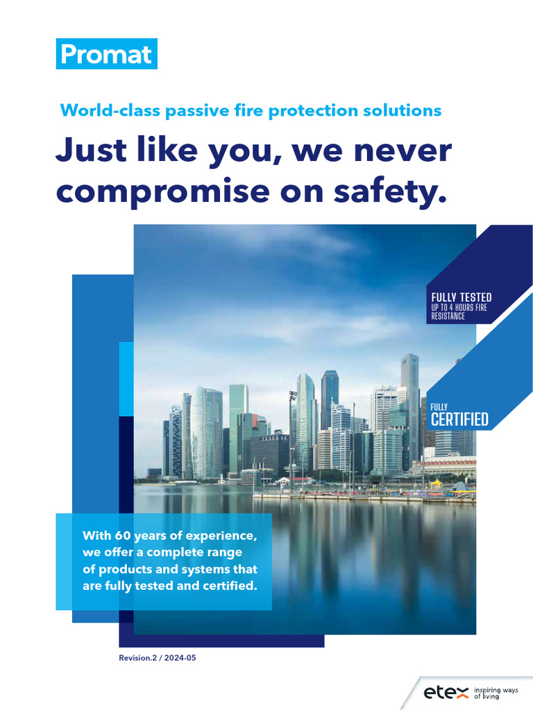 Promat PFP Solutions General Brochure en Asia 2024 05 Rev2 | PDF