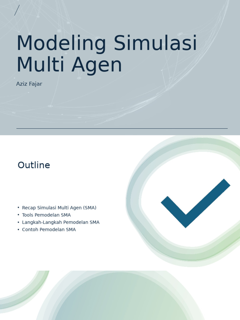 TM10 - Modeling Simulasi Multi Agen | PDF