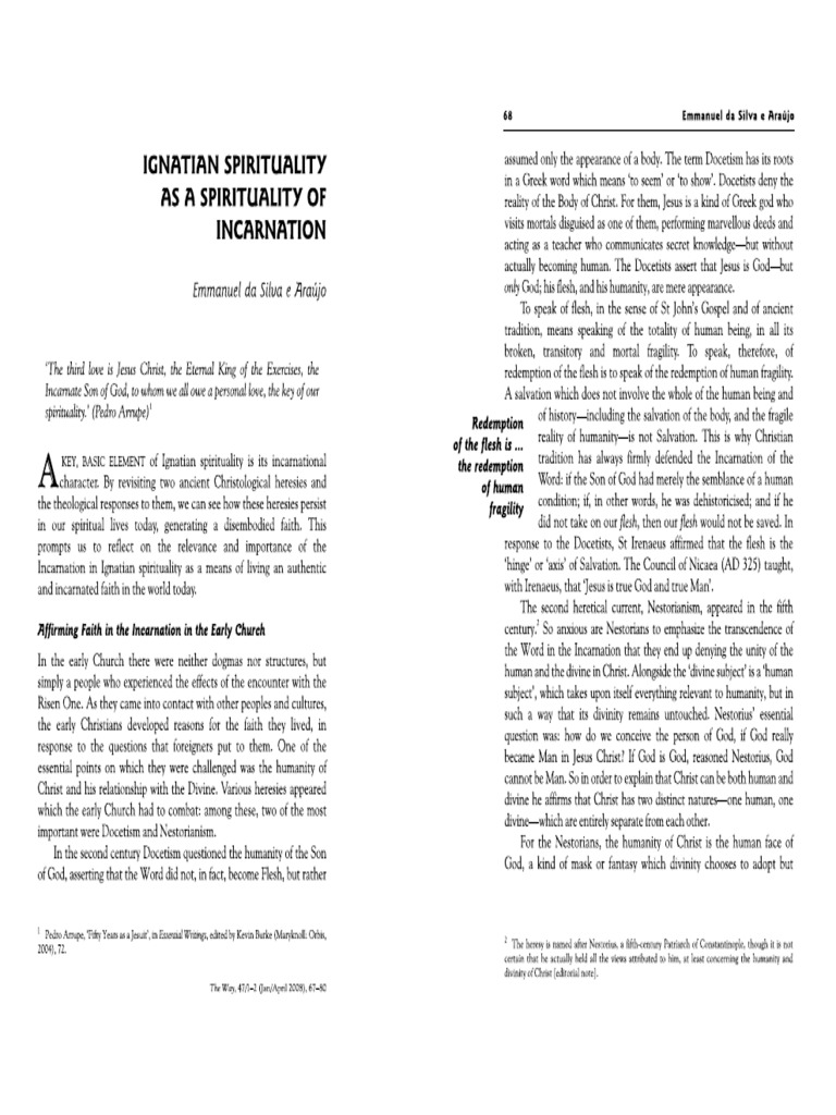 M3.4 Araujo - Ignatian Incarnation | PDF