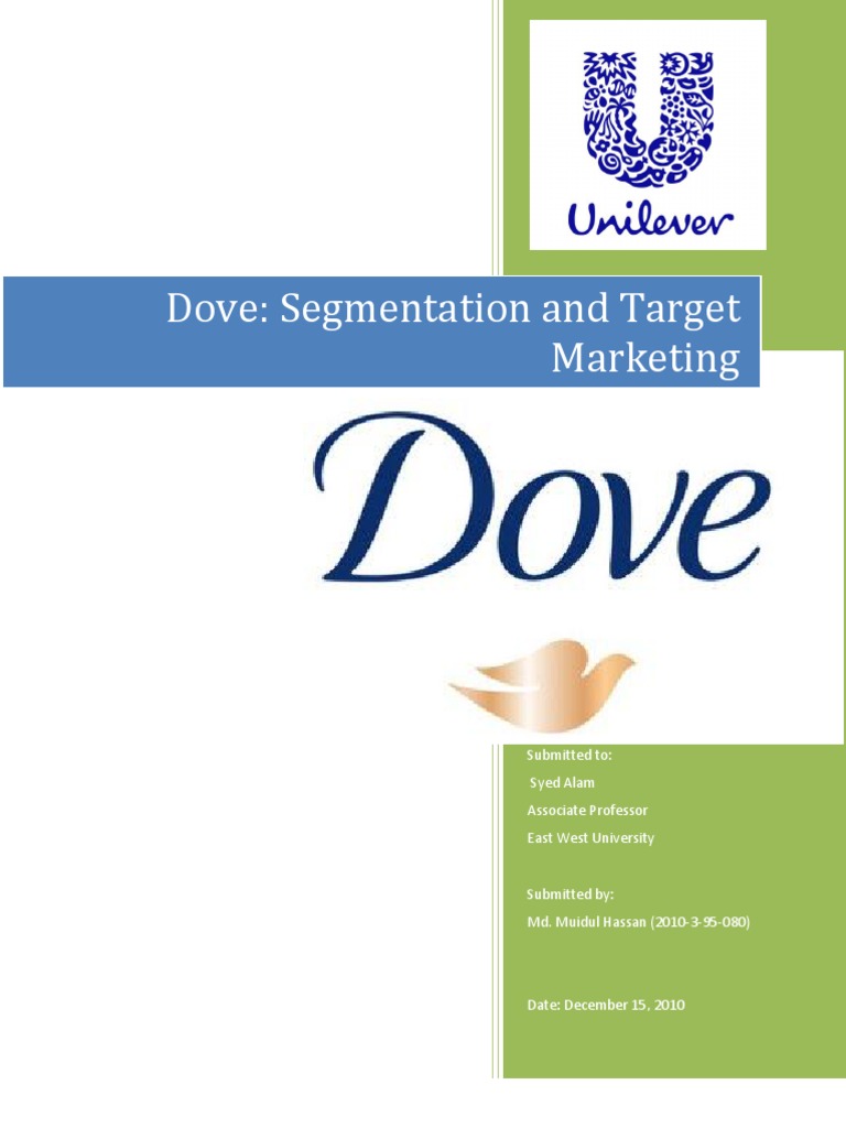 Dove | Market Segmentation | Unilever
