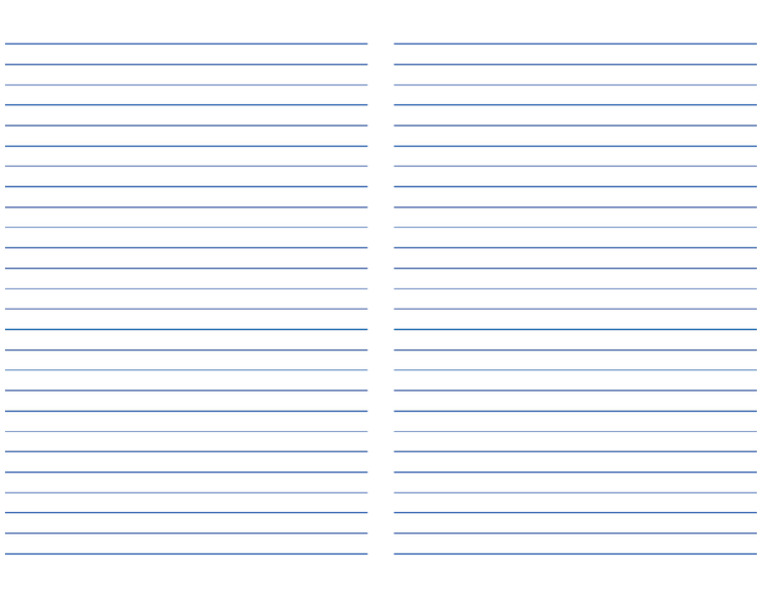 Molde de Hojas de Líneas | PDF