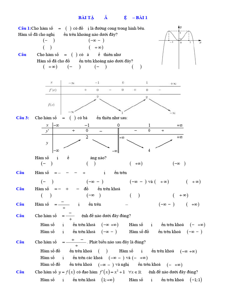 Trac Nghiem Chuong1-1 | PDF