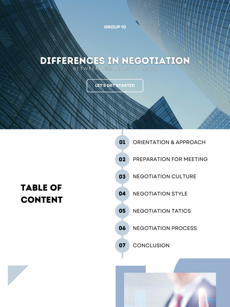 Presentation-Differences in Negotiation Between the US and the UK | PDF
