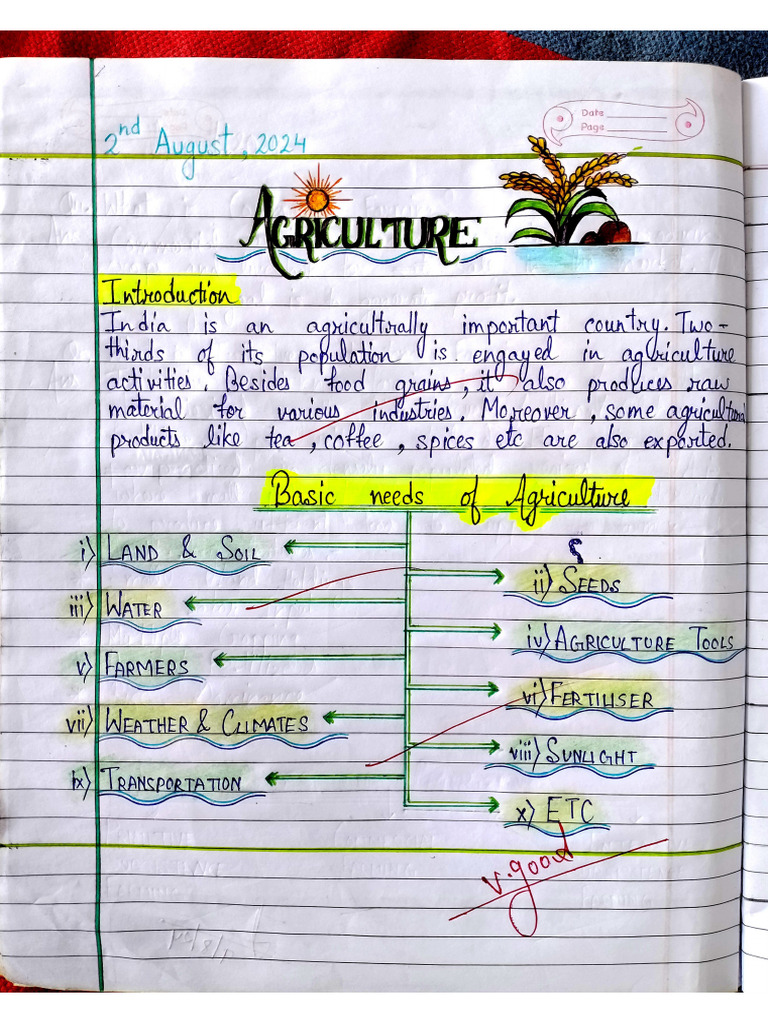 Geography ?chapter - Agriculture? | PDF