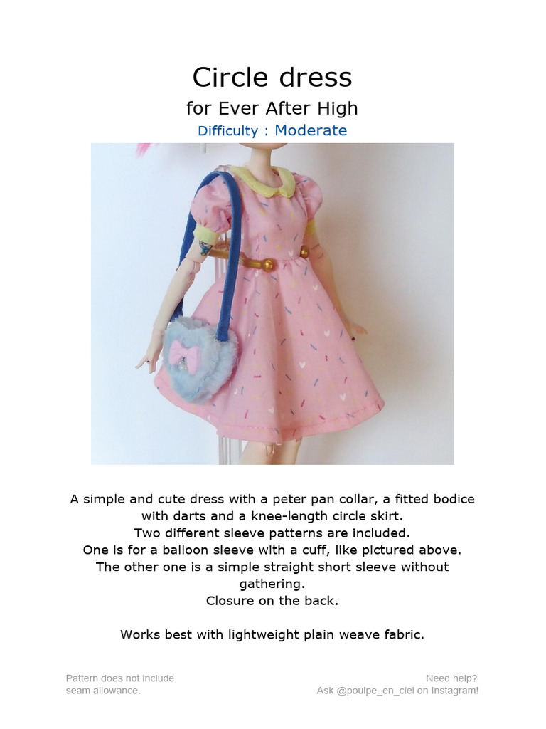 EAH - Circle Dress (A4) | PDF