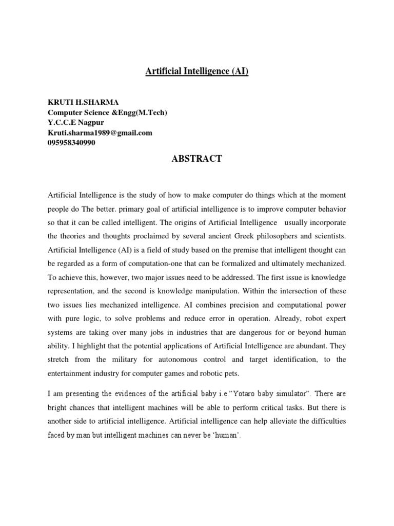 Understanding Artificial Intelligence Basics | PDF