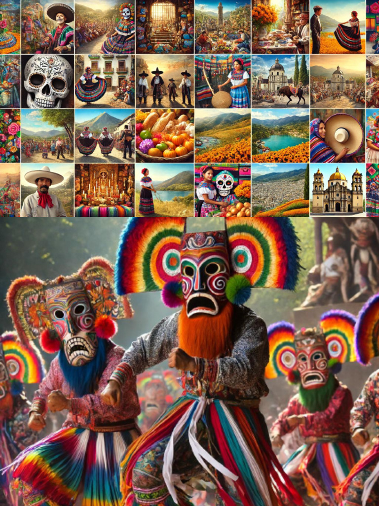 Tradiciones de Michoacan Con Collage | PDF