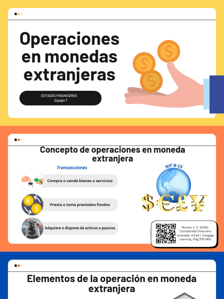 Operaciones en Monedas Extranjeras | PDF | Contabilidad | Contabilidad ...